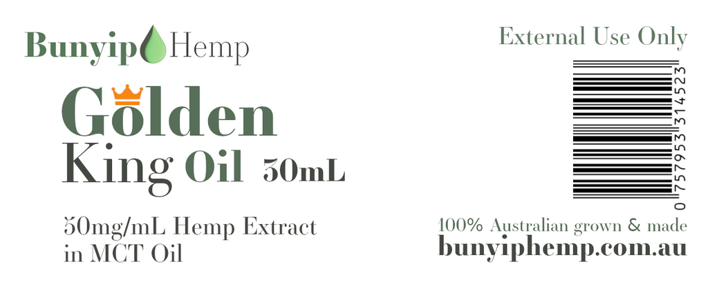 Amber Golden King Oil – Bunyip Hemp