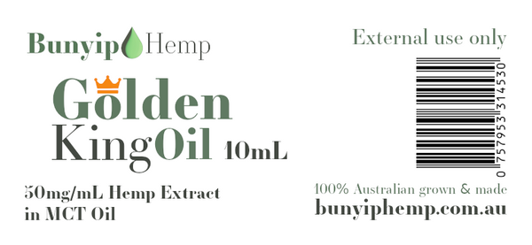 Amber Golden King Oil – Bunyip Hemp